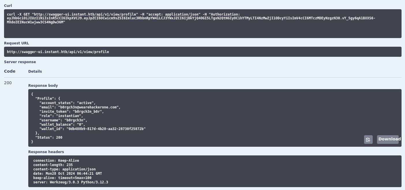 Writeup Hackthebox Instant B0rgch3ns Blog 