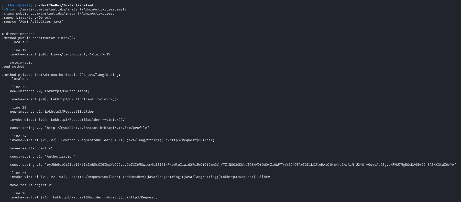 Writeup Hackthebox Instant B0rgch3ns Blog 
